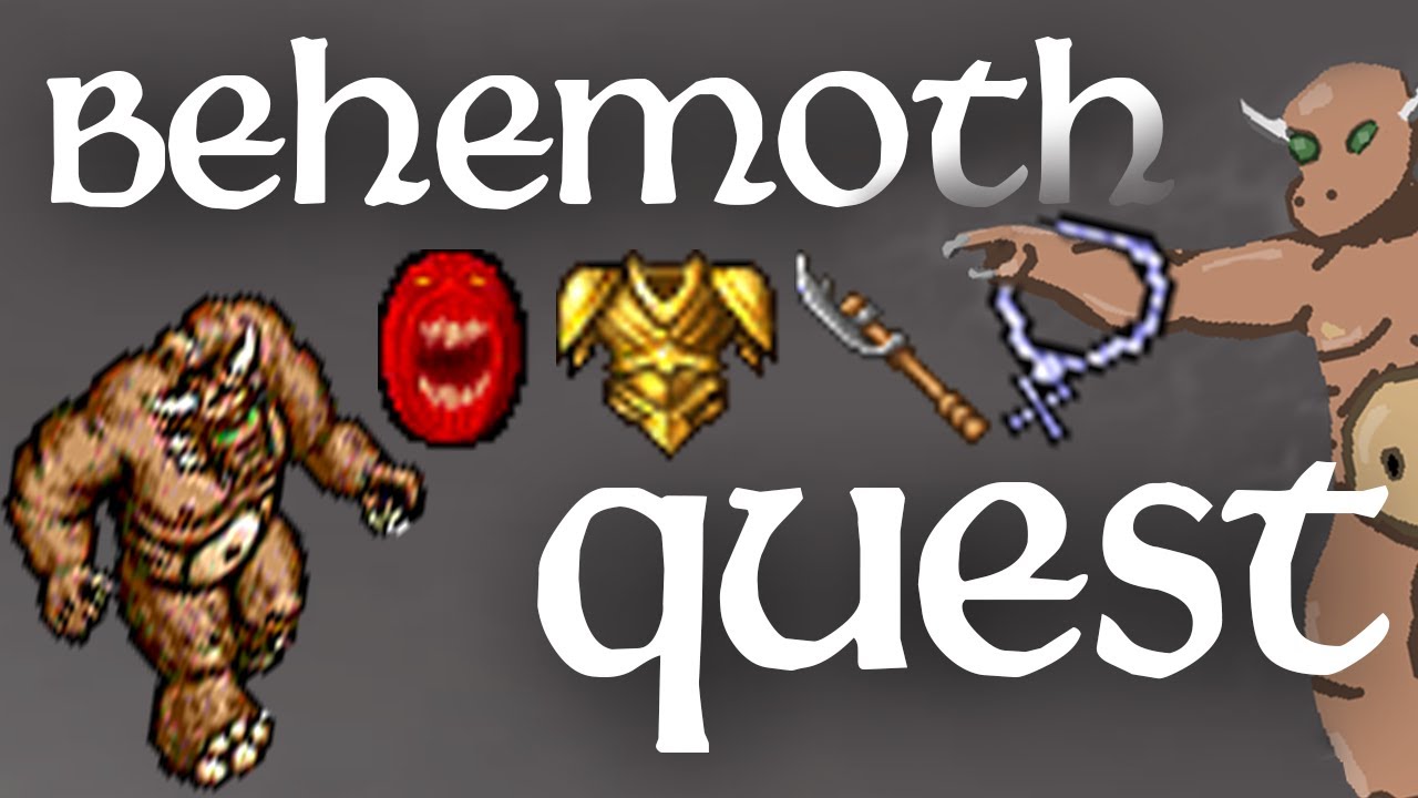 Tibia: Behemoth Quest - [Lvl +80] - YouTube