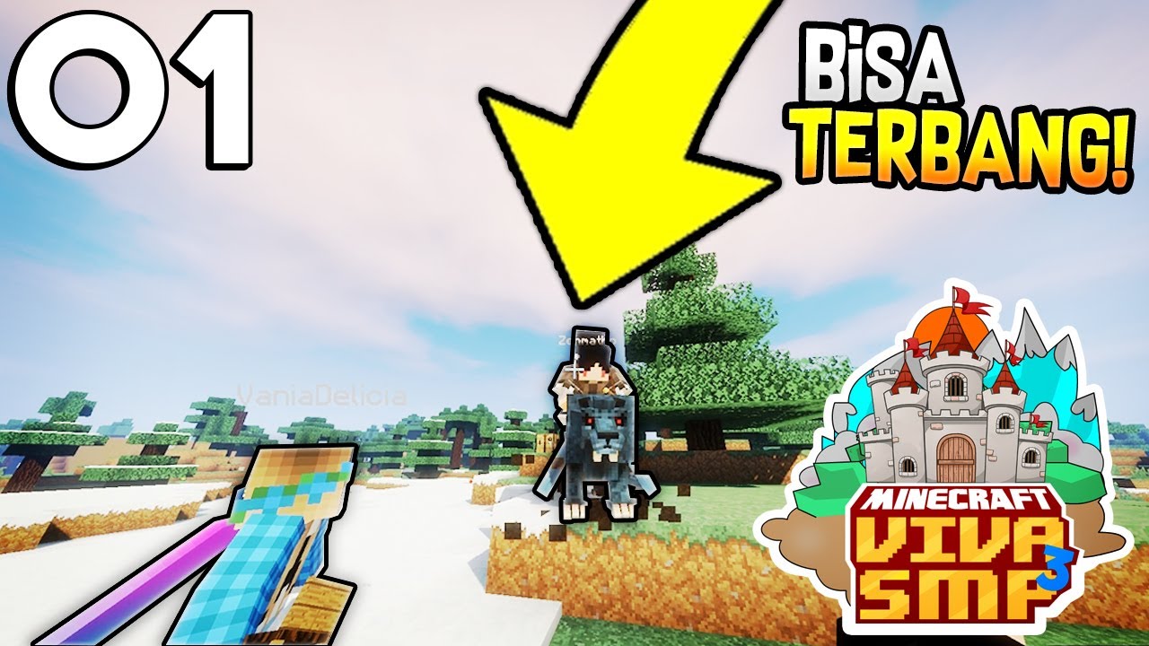 MENJINAKAN MONSTER 😱 ! w/ Zenmatho - Minecraft VivaSMP S3 Episode 1 ...