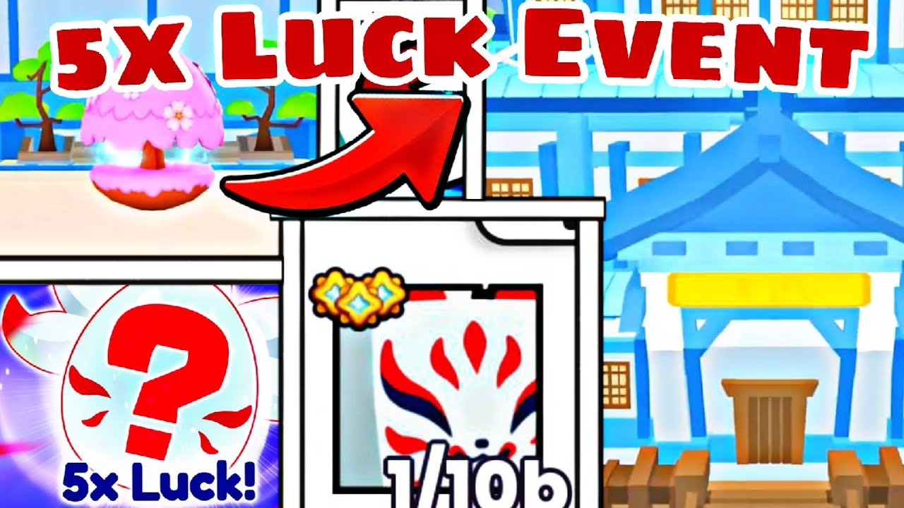 NEW 5x LUCK EVENT and NEW PETS HUGE KITSUNE FOX HUGE RED DRAGON HUGE ...