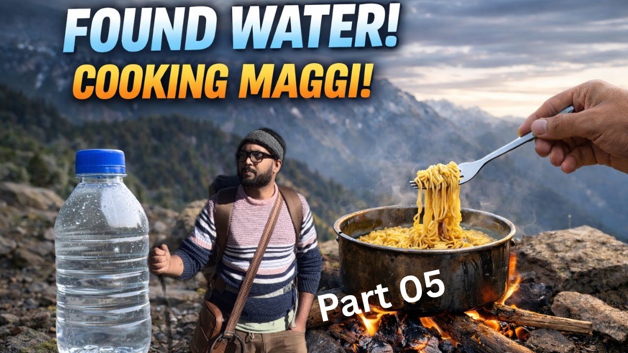 Found Water After Struggle 💧🔥 | Cooking Maggi in the Jungle | Triund ...