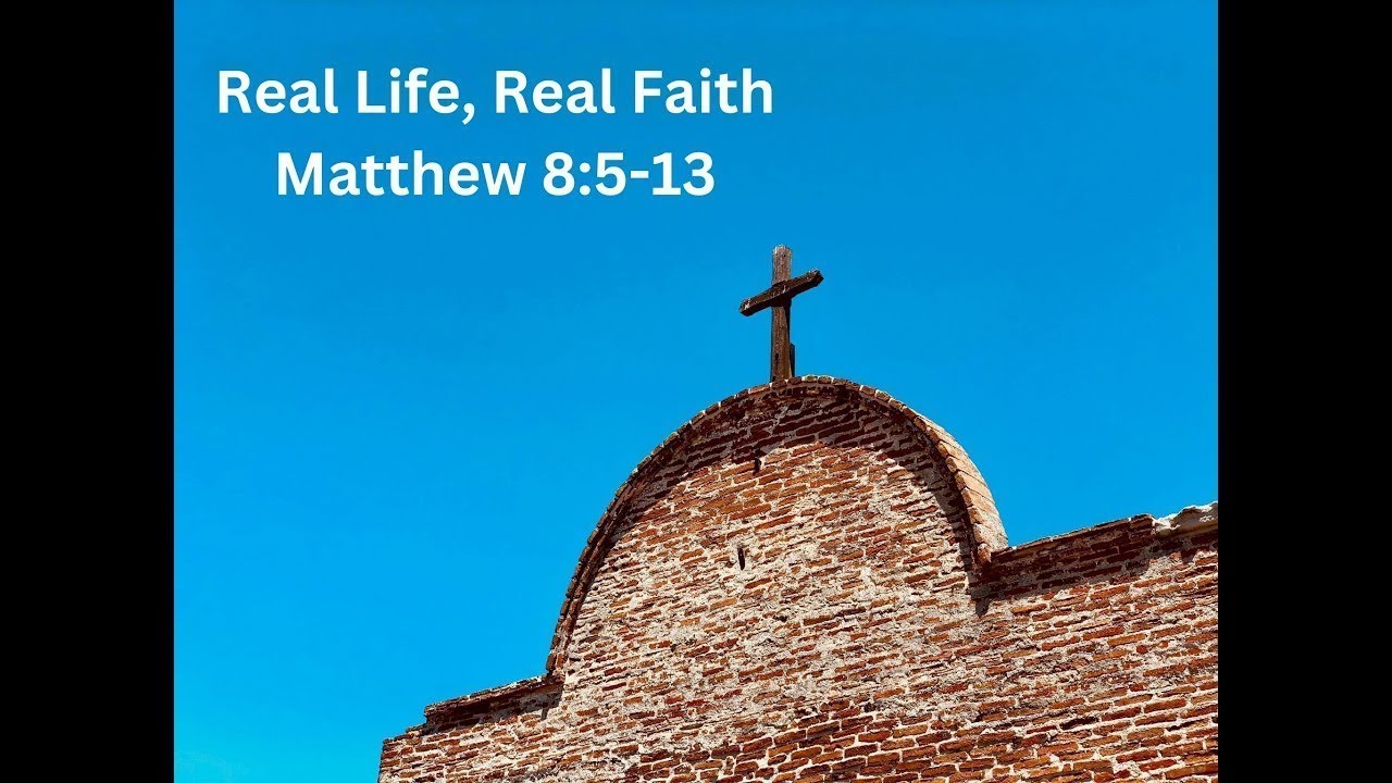 Real Life, Real Faith (Matthew 8:5-13) Richard Ho - Sermon Audio - YouTube