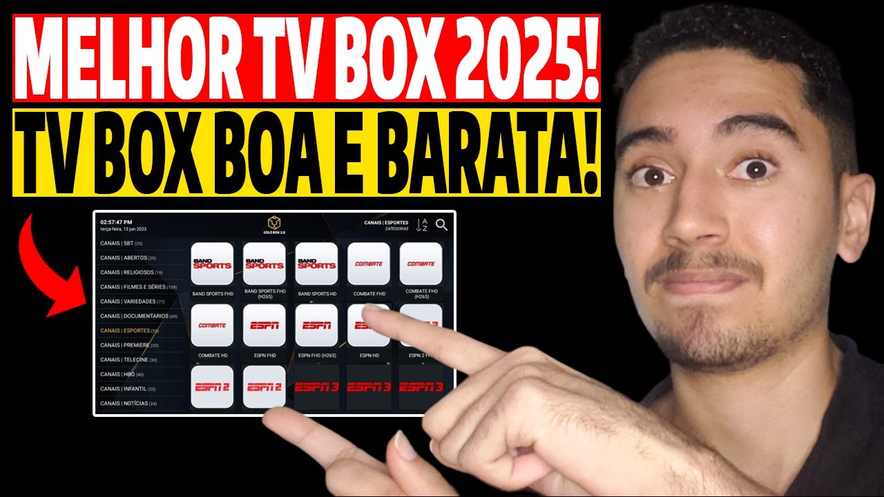 MELHOR TV BOX DE 2025? MELHOR TV BOX PARA USAR SEM TRAVAR? TV BOX BOA E ...