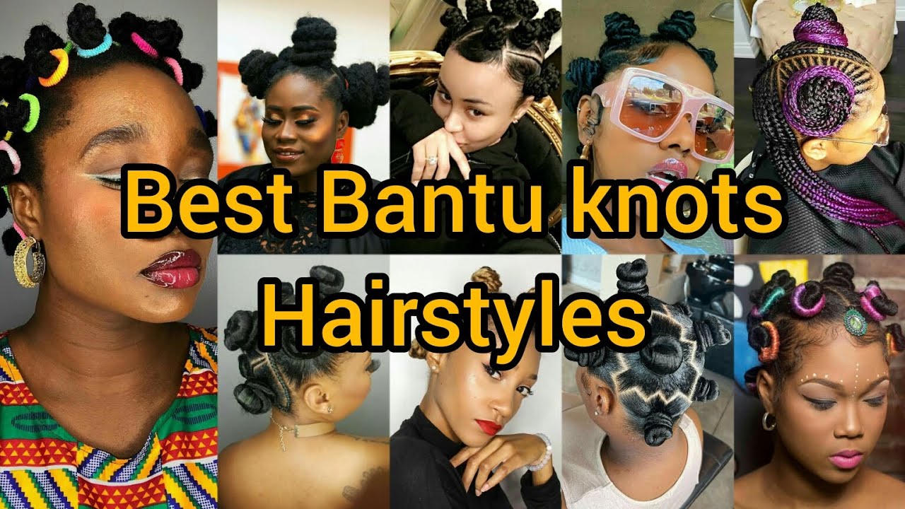 Best hairstyles for black ladies 2024 | Bantu knots hairstyles for ...