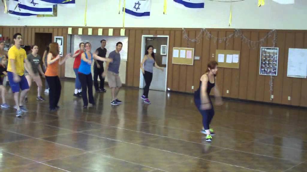 Choreographer Orly Setareh teaches an Israeli line dance in Malibu (May ...