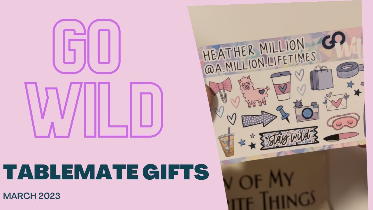 2023 Go Wild Tablemate Gift - YouTube