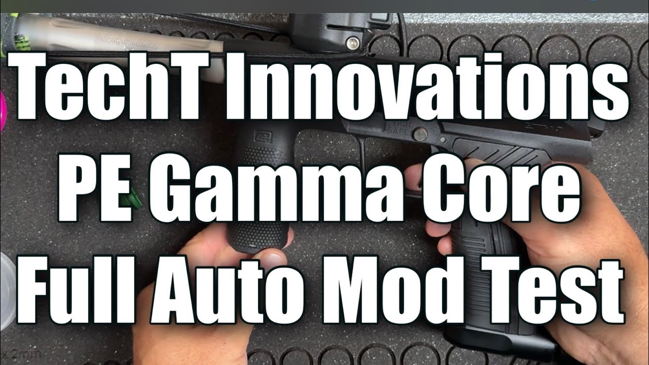 TechT Full Auto Switch Demo for Planet Eclipse Gamma Core Mechanical Guns - YouTube