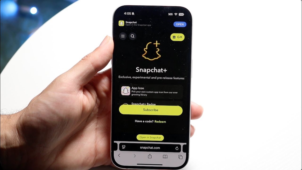 How To Redeem Snapchat Plus Code - YouTube