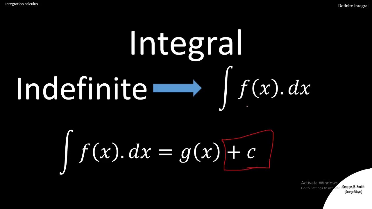 4.1 Integral Calculus. Introduction to Definite integrals - YouTube