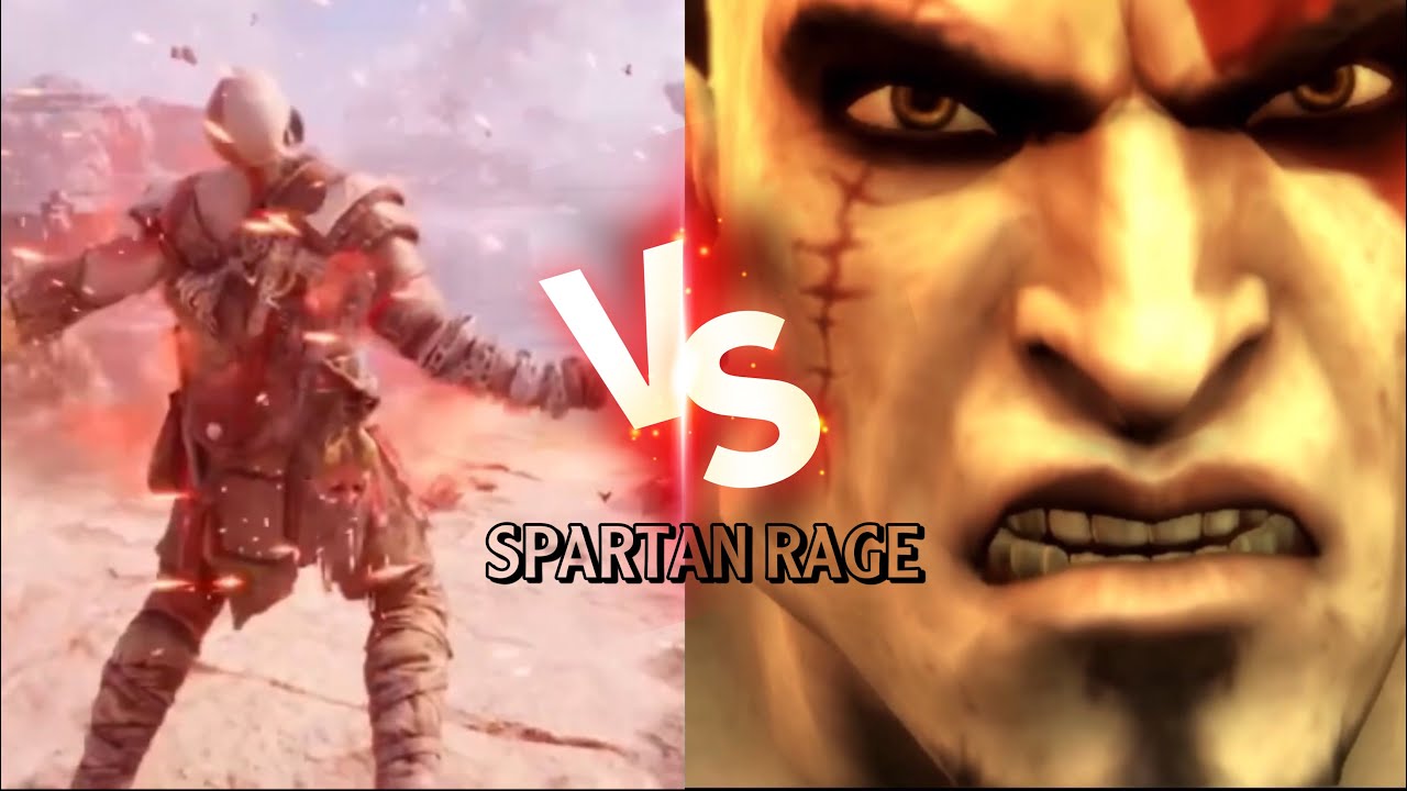 RAGE OF SPARTAN - OLD KRATOS VS YOUNG KRATOS - YouTube