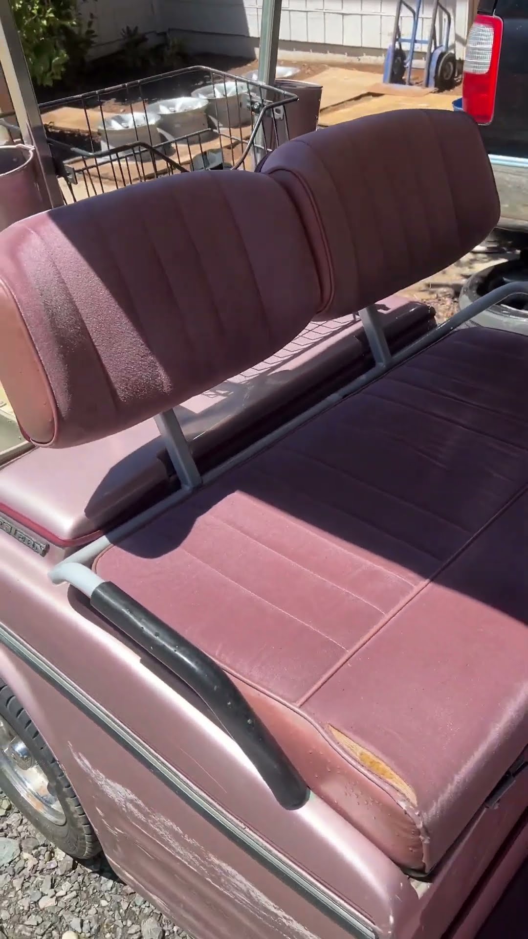 РОЗОВАЯ Golf car pink РОЗОВАЯ ГОЛЬФ МАШИНА ПРОДАЕМ В КАЛИФОРНИИ - YouTube