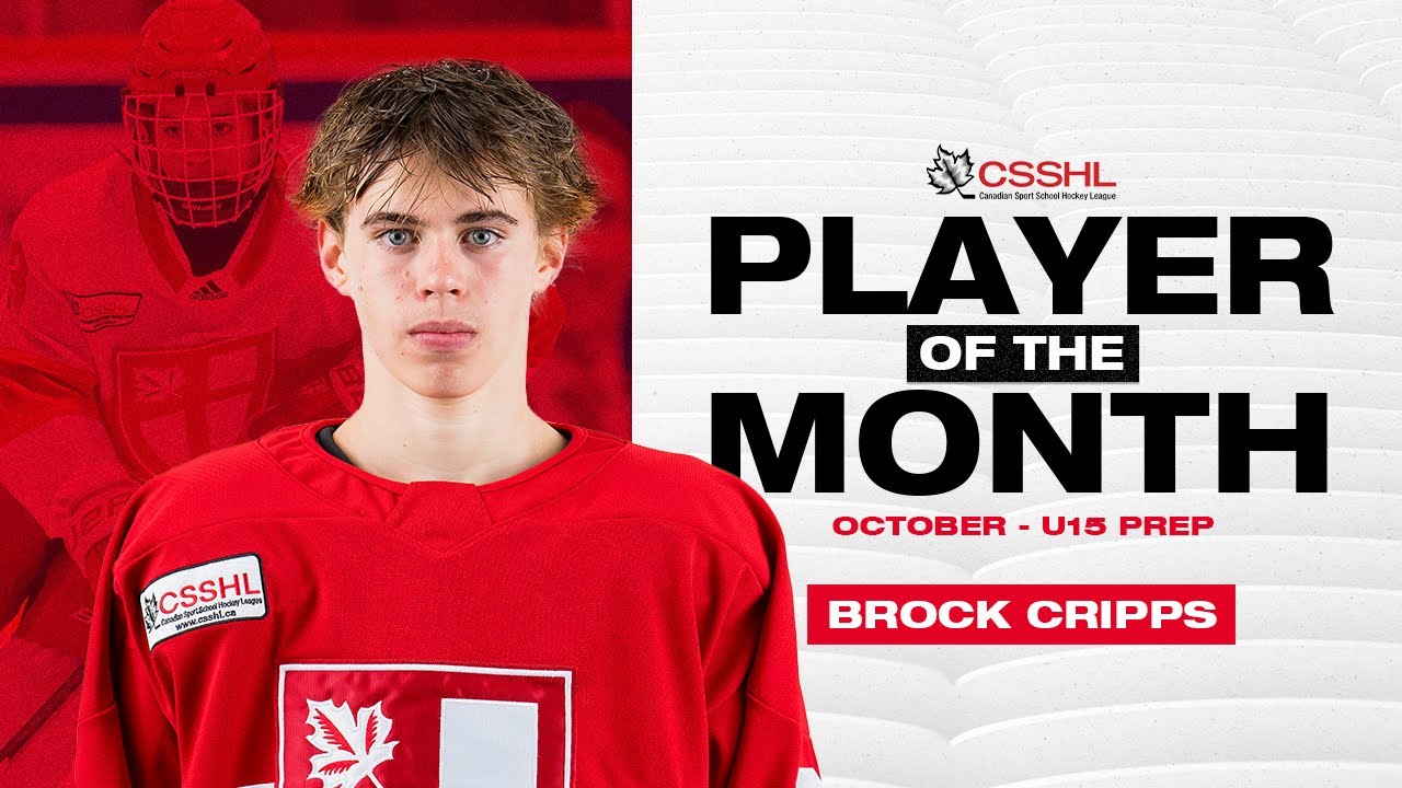 Brock Cripps - October U15 Prep Player of the Month - YouTube