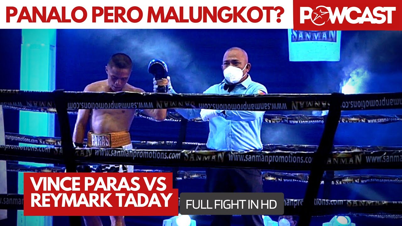 Parang Hindi sya SATISFIED? Vince Paras vs Reymark Taday Full Boxing ...