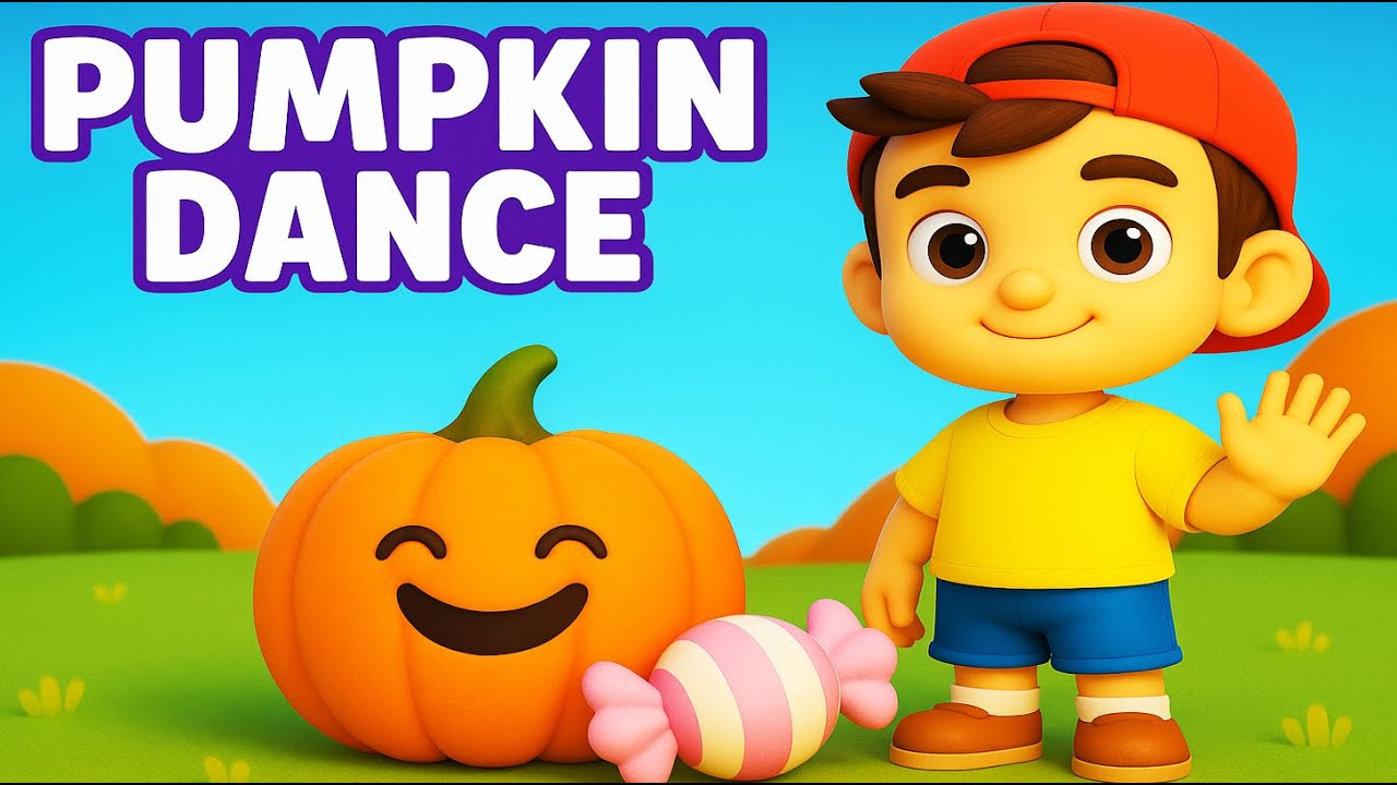 Pumpkin Dance 🎃🕺3D Animated Halloween Song for Kids | Fun Dancing ...