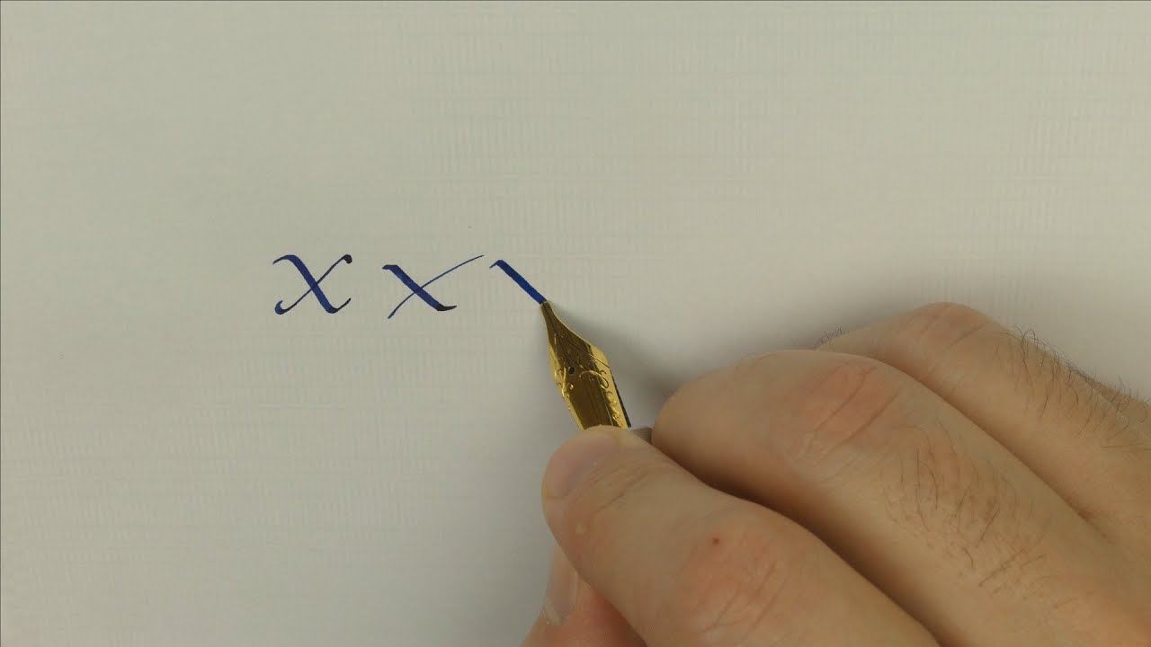 How to write the Capital “X” in six different scripts – Handwriting ...