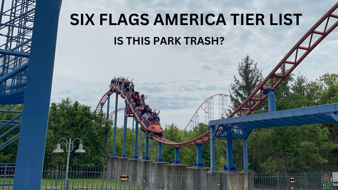 TIER LIST: Ranking Six Flags America's Roller Coasters - YouTube