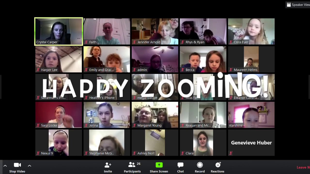 Dance Class Zoom Sound Settings - YouTube