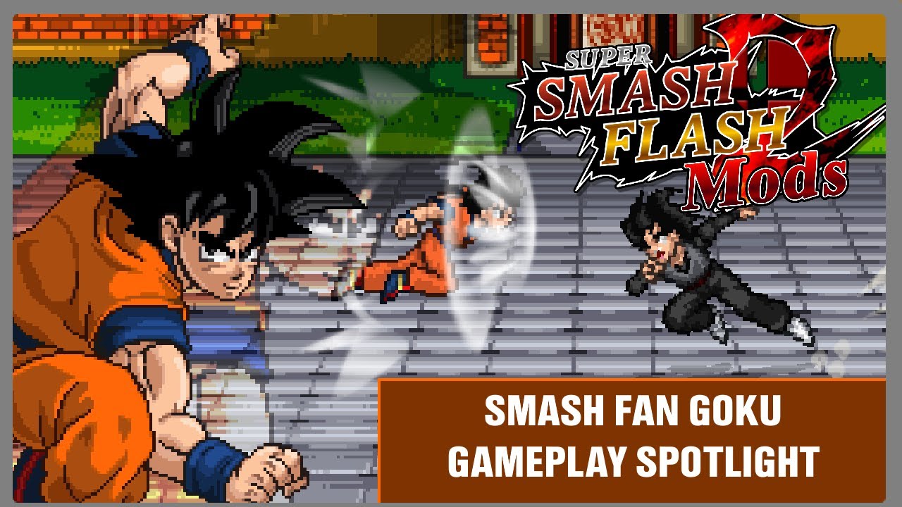 SSF2 Mods Gameplay Spotlight: Smash Fan Goku! (SSF2.1.3) - YouTube
