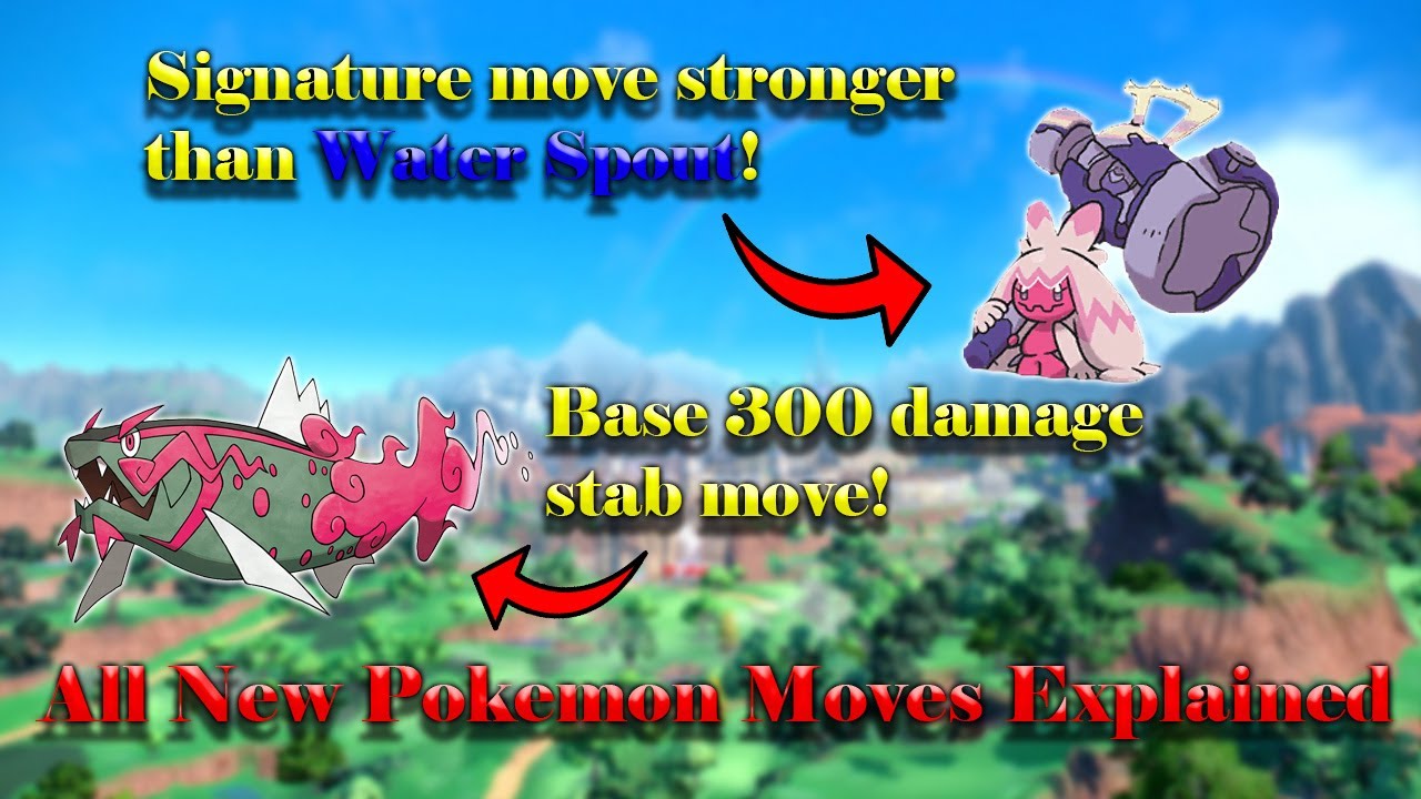 All 48 NEW moves EXPLAINED! |Pokemon Scarlet and Violet| - YouTube