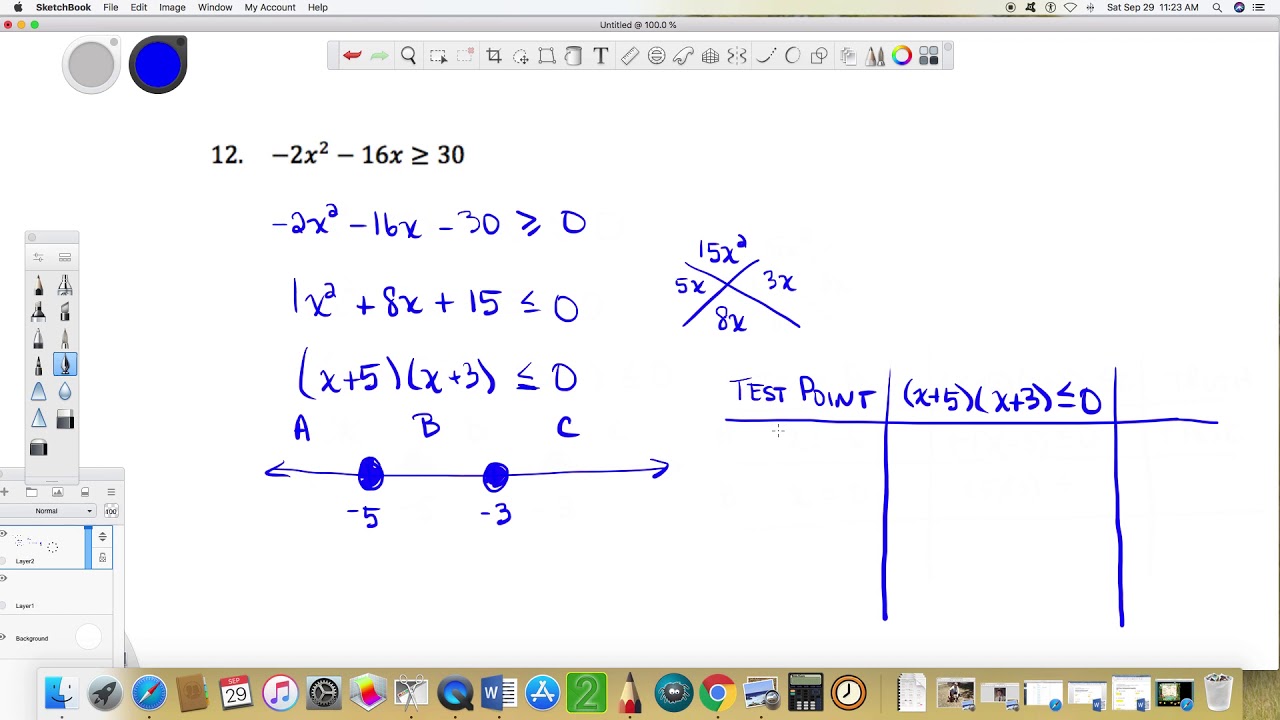 Strand - Quadratics: inequality day1 prob12 - YouTube
