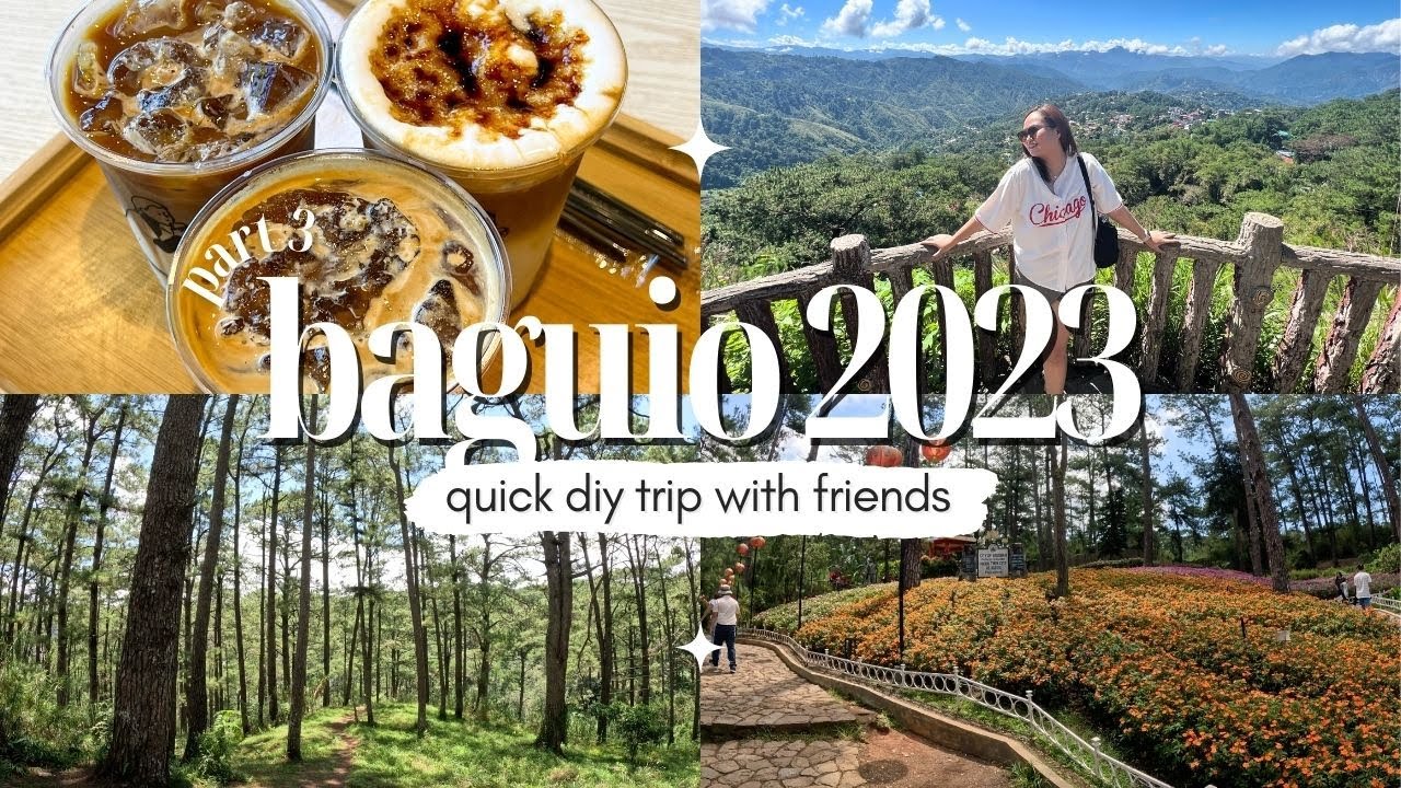 BAGUIO VLOG 2023 ♥ pt. 3 (foam coffee, mines view, botanical garden ...