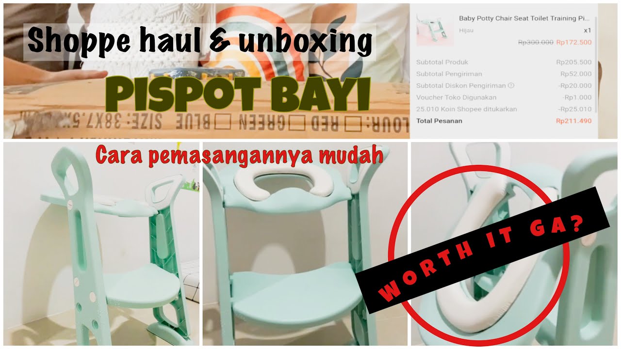PISPOT ANAK BAYI REKOMENDED | SHOPPE HAUL UNBOXING REVIEW DAN CARA ...