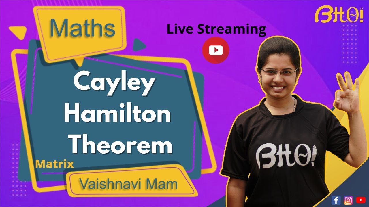 Cayley Hamilton Theorem For Matrix | Matrix - YouTube