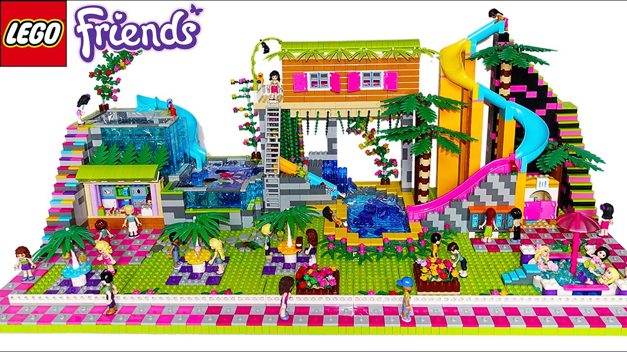 Building LEGO Friends Water Park: Fun, Slides, and Chill Zones! - YouTube