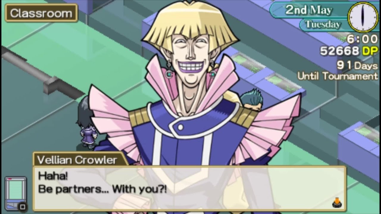 Yu-Gi-Oh! GX Tag Force - Vellian Crowler - YouTube