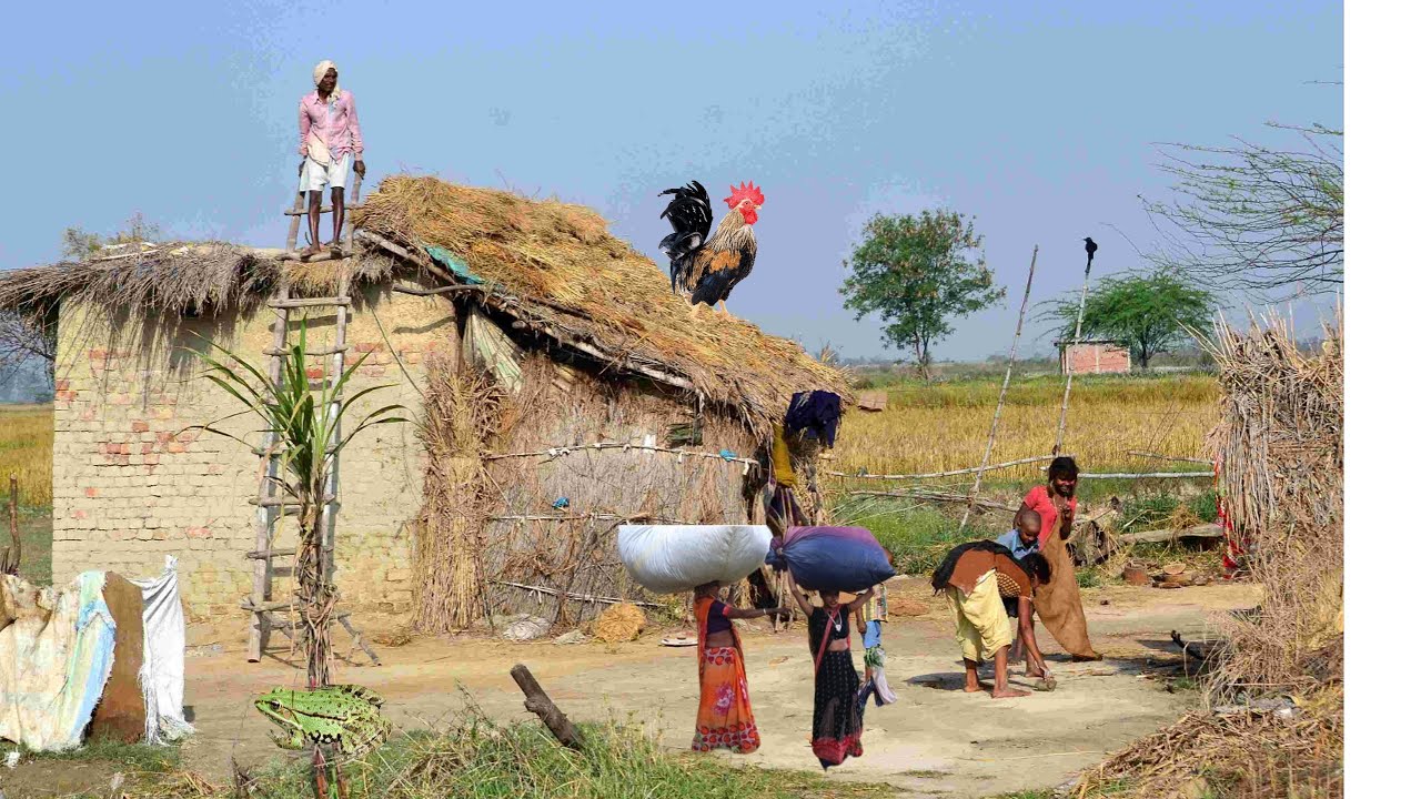 Life Of poor people In Up Of India ¶ Indian village life ¶ Real life ...