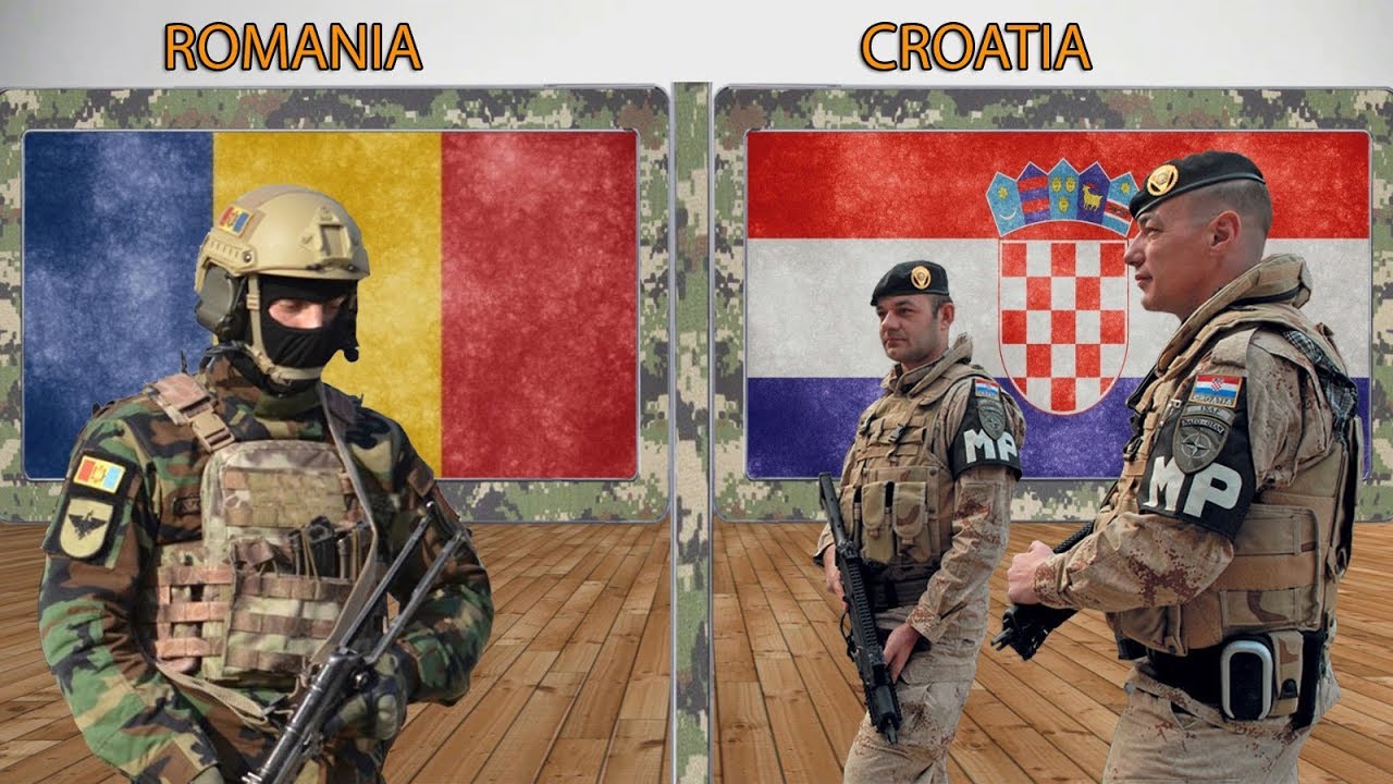 ROMANIA vs CROATIA Military Power Comparison 2019 - YouTube