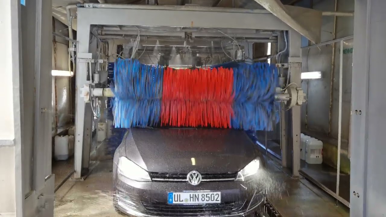 Old Christ AUTO-JET Kompakt Waschstraße ,,Agip CarWash,, - YouTube
