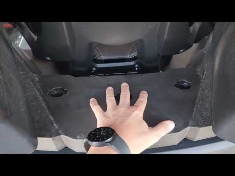 Will a back seat fit on a CFMOTO OVERLAND with the outside boxes still on? Let's find out! #cfmoto