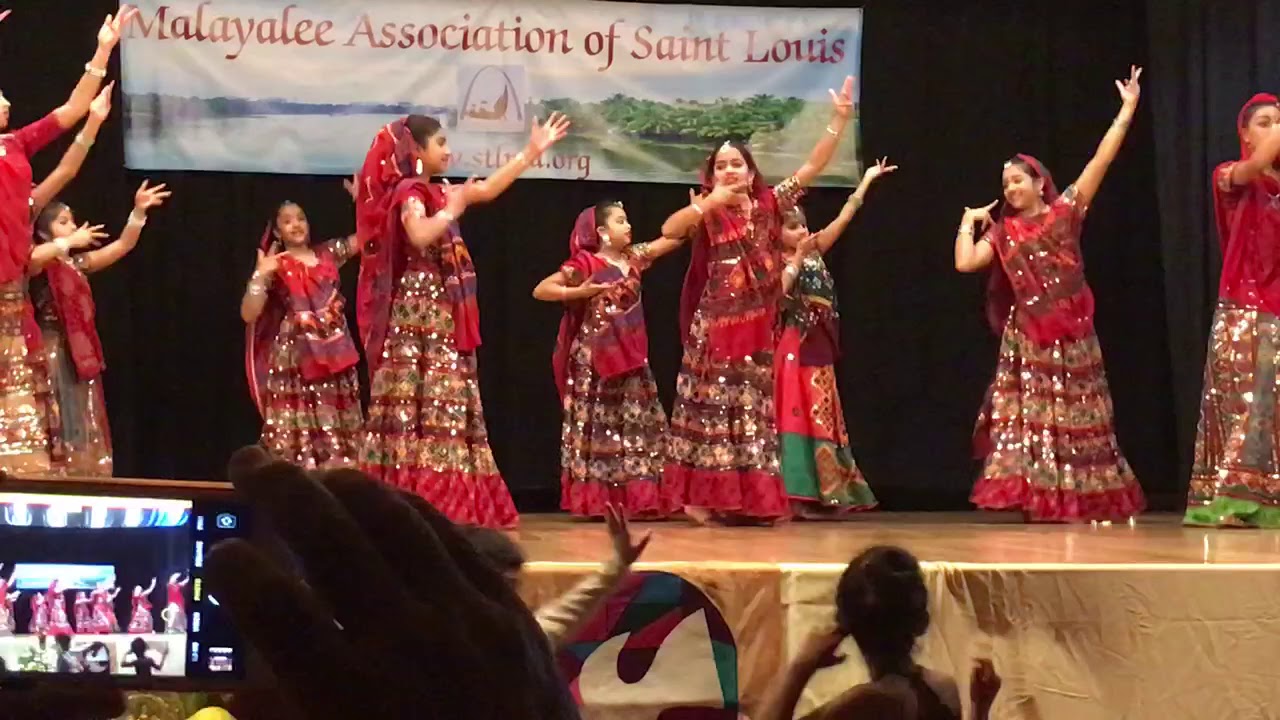 Ghoomar at St. Louis malayalee association Easter/ Vishu program - YouTube