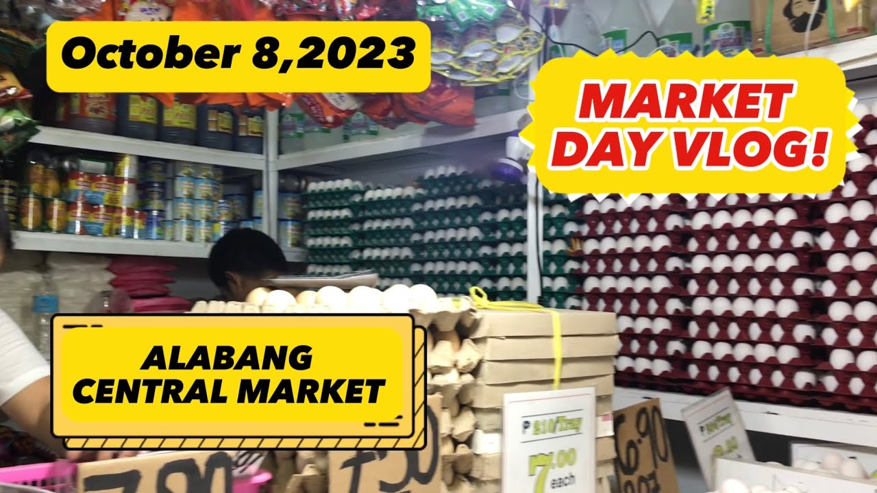 ALABANG CENTRAL MARKET (PALENGKE NA PARANG MALL DAW!) | TEAM EDMIN ...