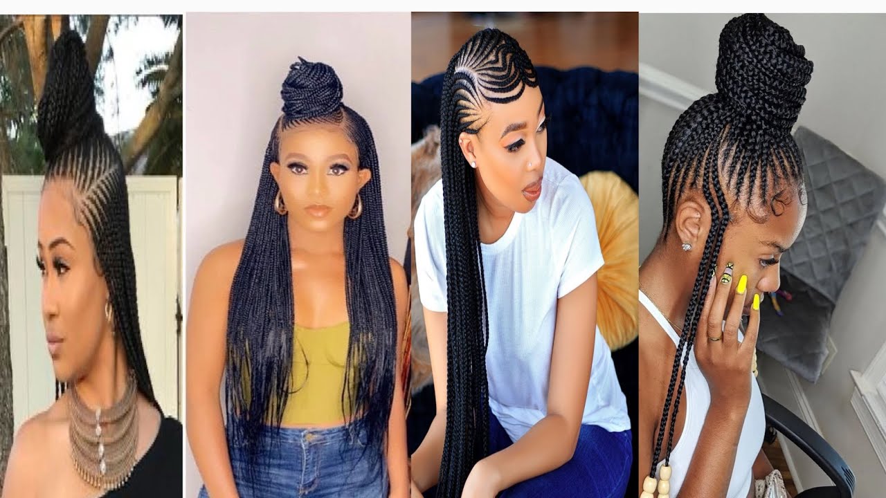 SOME OF THE BEST TRENDING BRAID HAIRSTYLES - YouTube