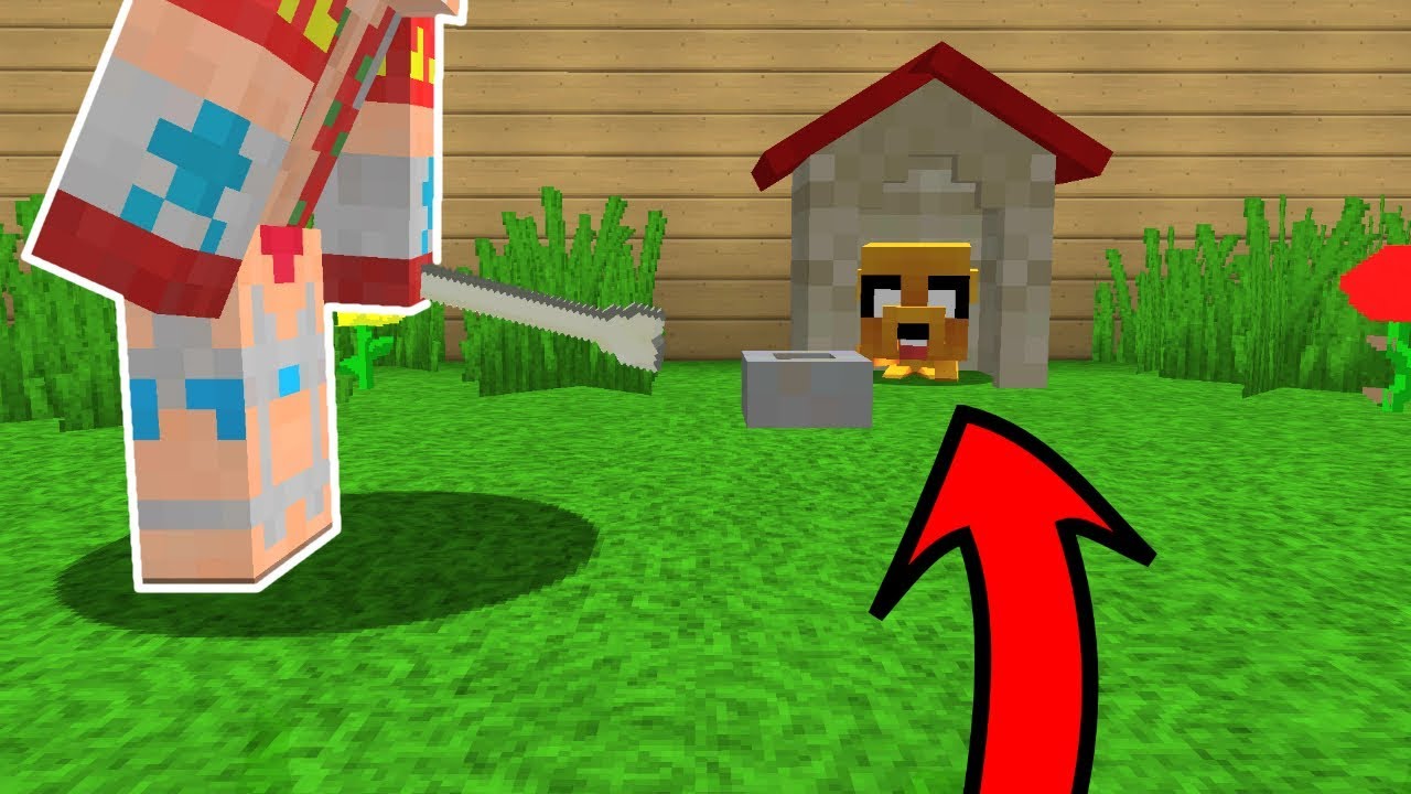 EL MEJOR ESCONDITE EN LA CASETA DEL PERRO 🏠😂 MINECRAFT - YouTube