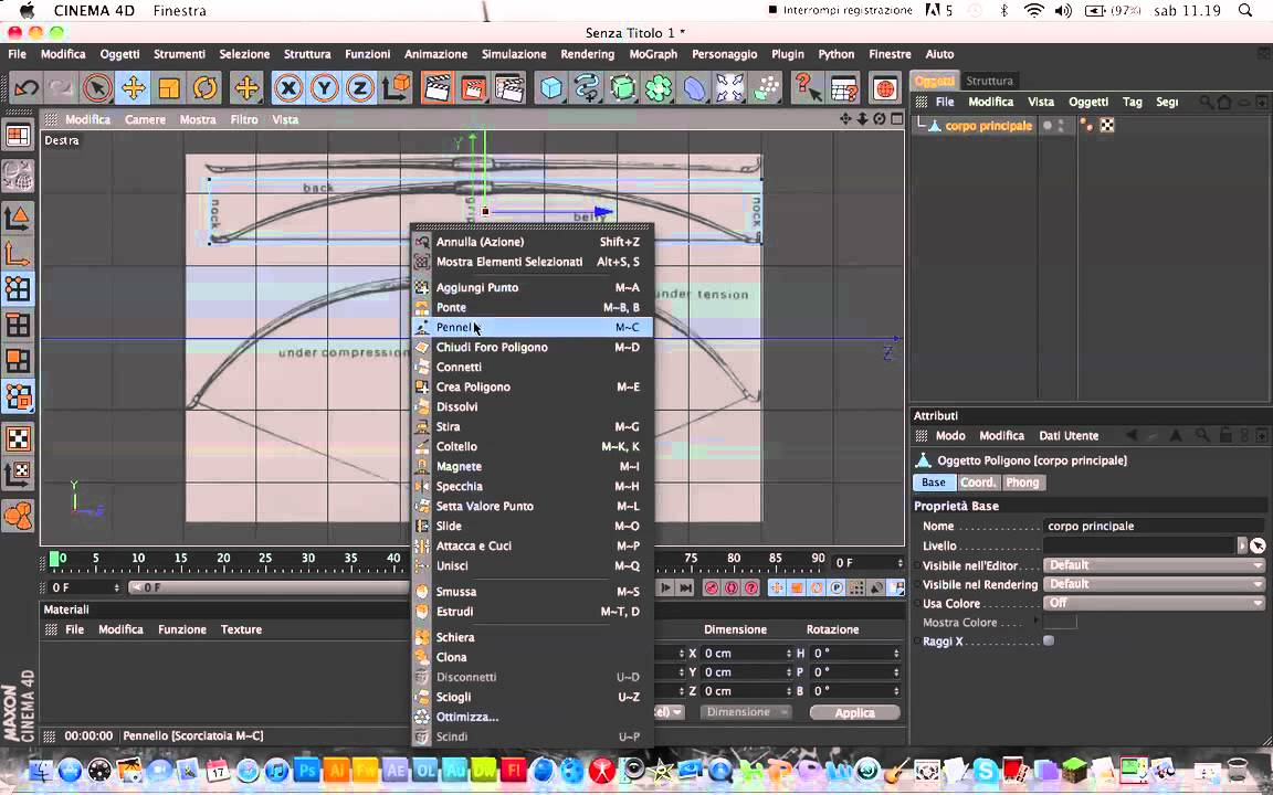 tutorial modellazione in cinema 4d [ITA] Parte 1 - YouTube
