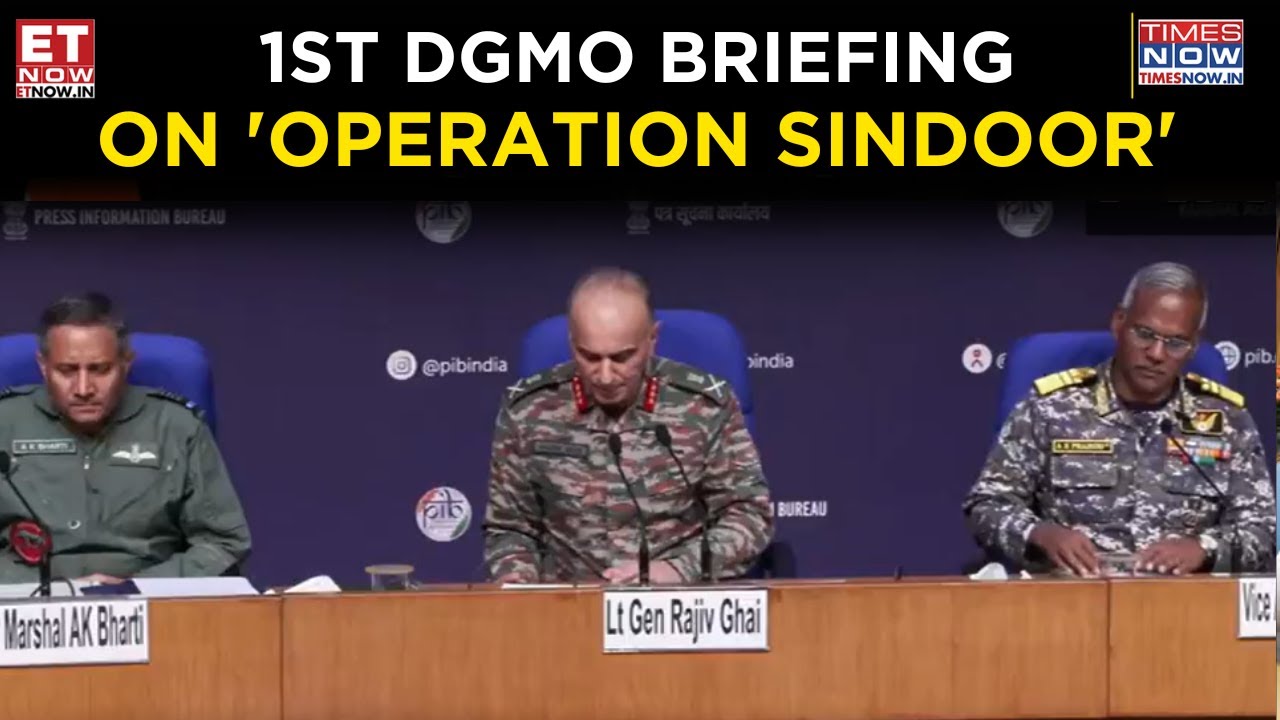 DGMO Briefing: How Pakistan Was Brought To Its Knees | Chronology Of ...