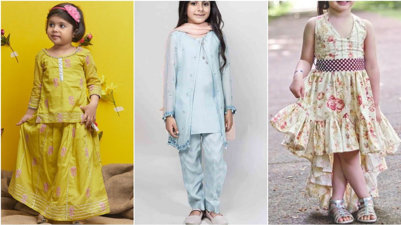 Most//Trendy girl frock designer frock best designs - YouTube