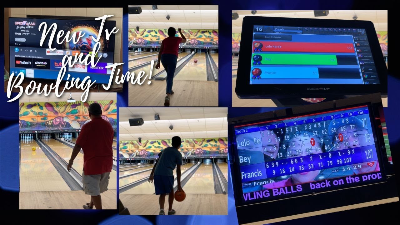 Bowling Time and our New Tv, finally! - BeyPelvlogs - YouTube