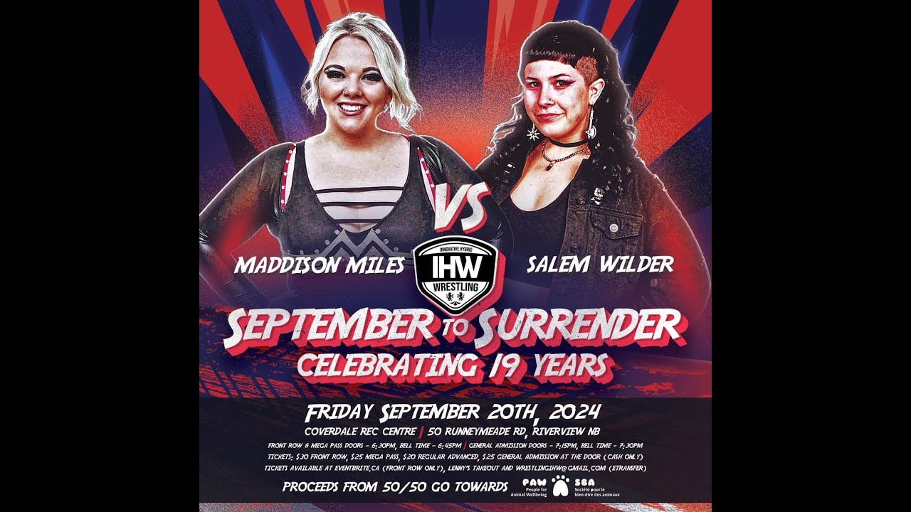 Innovative Hybrid Wrestling: Salem Wilder VS. Maddison Miles - YouTube