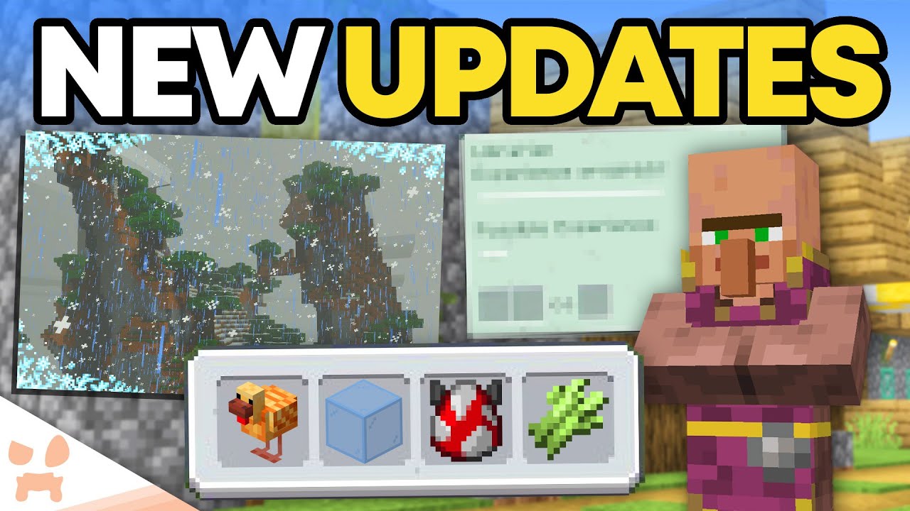 MINECRAFT JUST UPGRADED WEATHER & CAVES, NEW VILLAGER TRADING, + FIXED ...