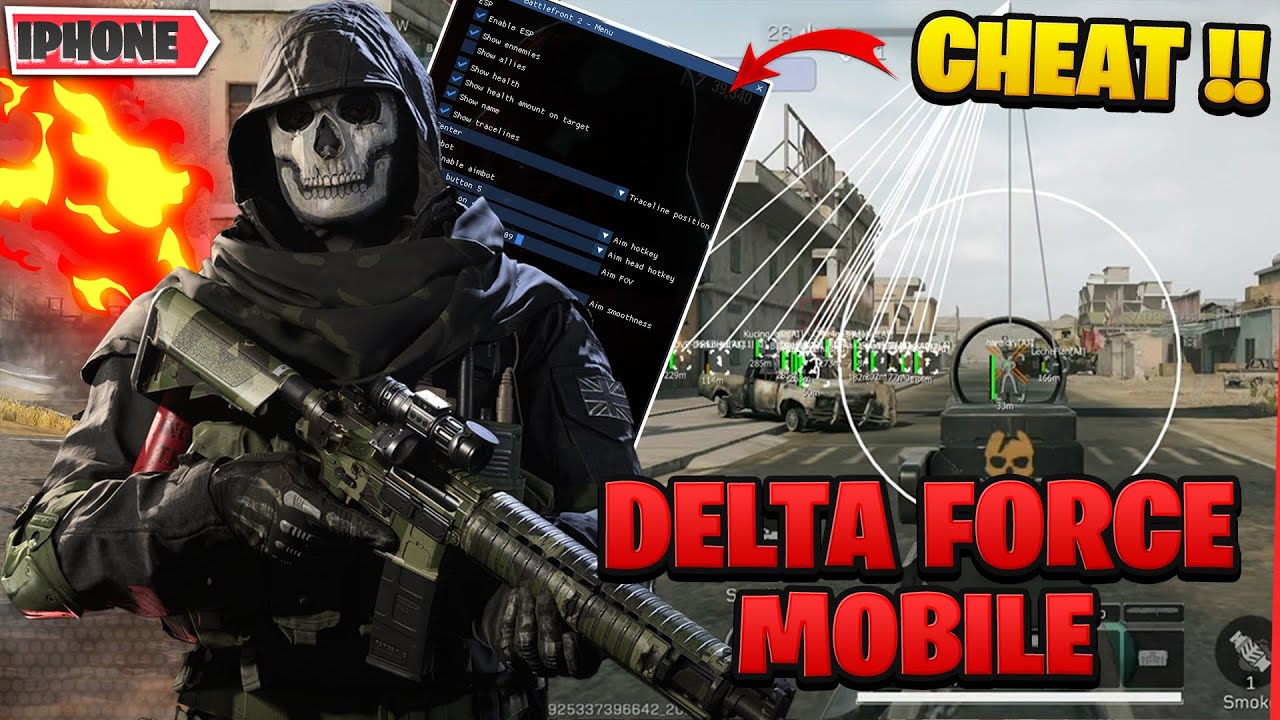 Delta Force Mobile iOS Hack – Aimbot, ESP & Bullet Track Gameplay (2025 ...