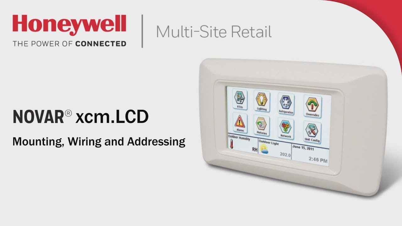Remote LCD Mounting, Wiring and Addressing - YouTube