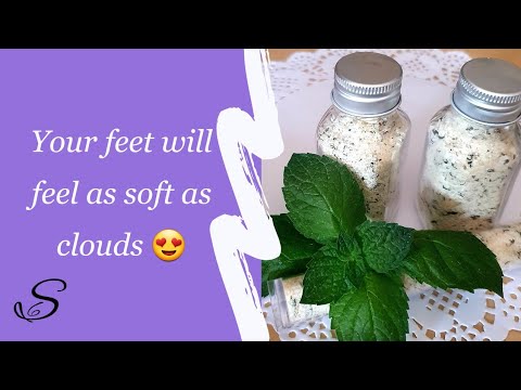 Peppermint Foot Soak - DIY bath product for beginners with recipe and ...