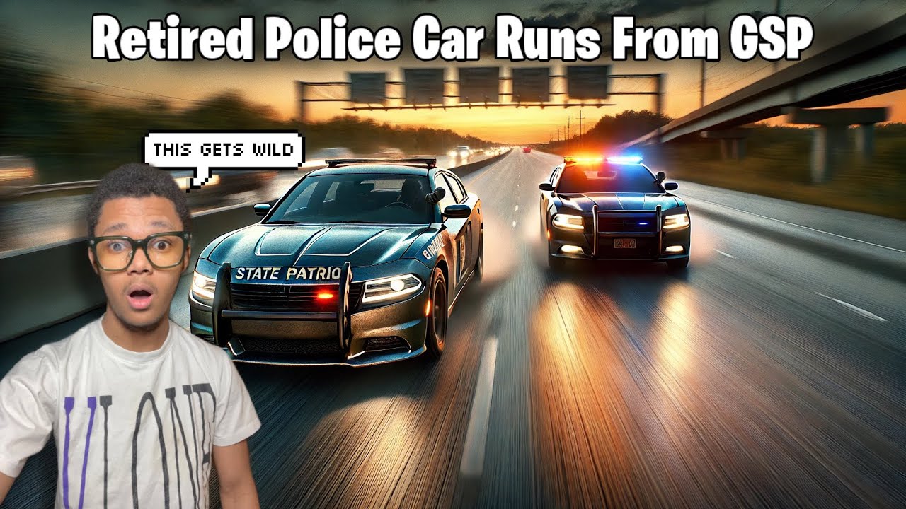 Retired Police Car Leads GSP on Wild High-Speed Pursuit - YouTube