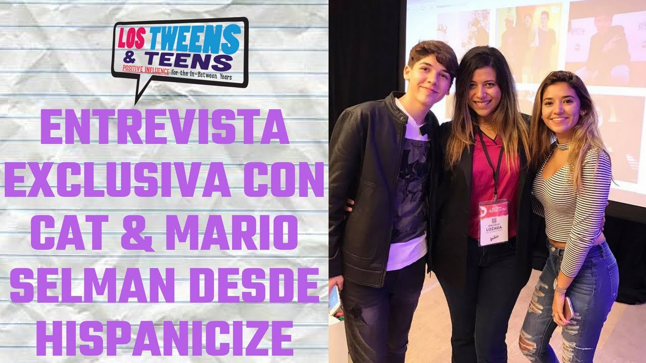 Entrevista exclusiva con los influencers adolescentes Mario y Cat ...