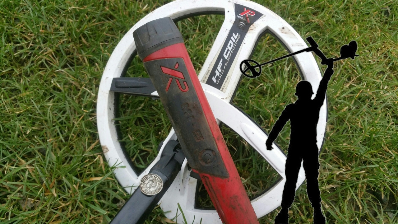 The MI-6 pinpointer and the HF coil from XP Deus metaaldetectie - YouTube