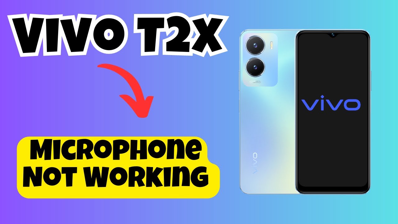 Microphone Not Working VIVO T2X || How to solve the mic issues || Mic ...