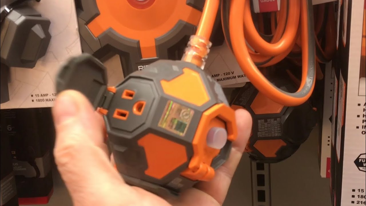 Ridgid 3 Outlet Power Ball Extension Cord Plus Usb at Robert Mulkey blog